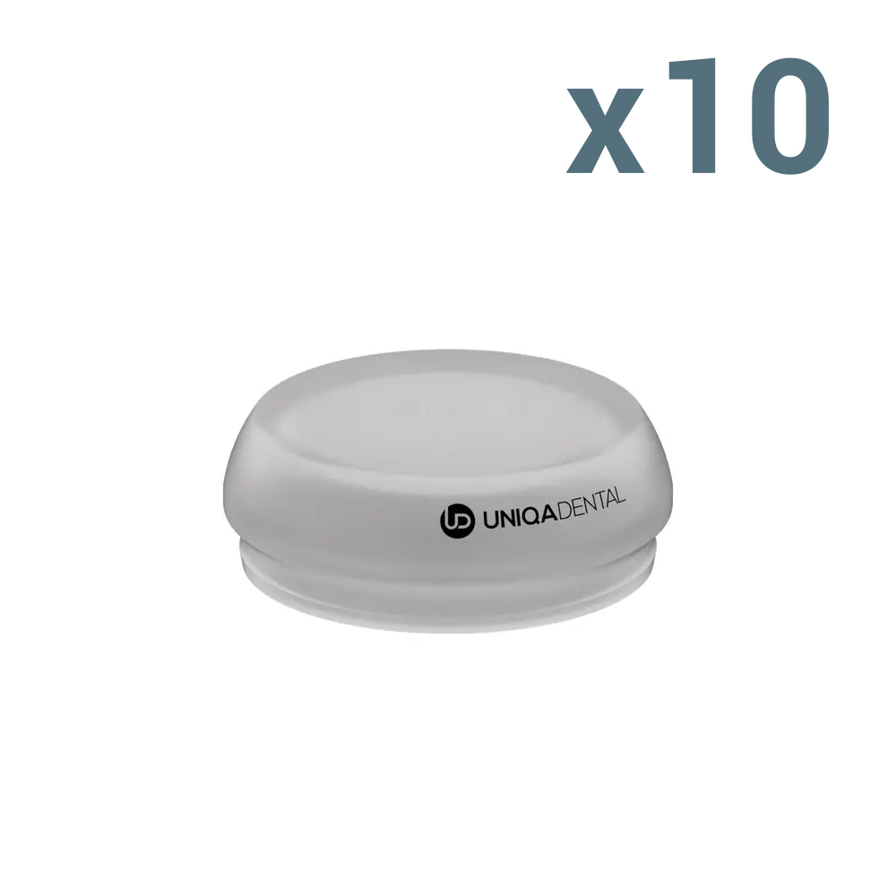 10 X Silicone Cap For DLOC Standard - Uniqa Dental